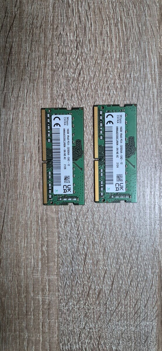 32gb ddr4 3200mhz hynix notebook - Nitra | Bazoš.sk