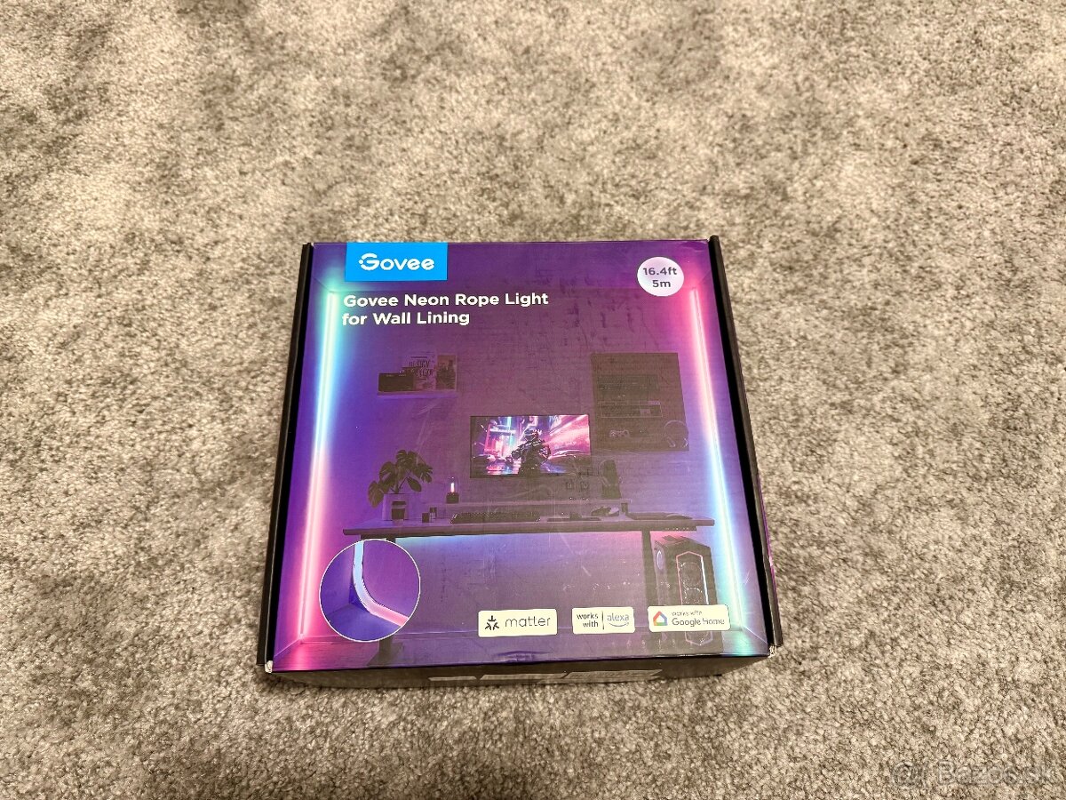 Govee Neon Rope Light for Wall Lining MATTER 5 m – RGBIC - Bratislava ...