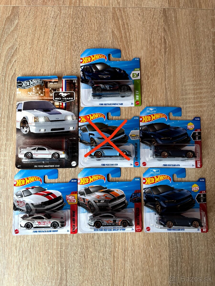 Hot Wheels/Mainline/Silver series/Ford Mustang - Prievidza | Bazoš.sk