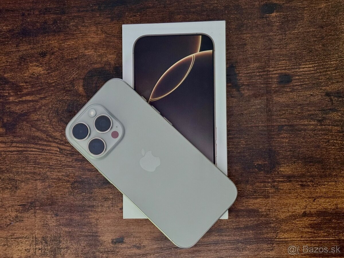 Predm Apple iPhone 16 Pr 256GB Natural Titanium - Prešov | Bazoš.sk
