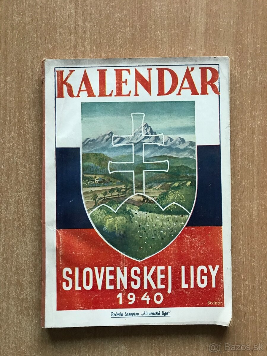Kalendár Slovenskej ligy na rok 1940 - Bratislava | Bazoš.sk