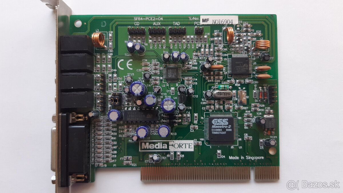 Starsie PCI zvukove karty, FM tuner / radio karty - Trnava | Bazoš.sk