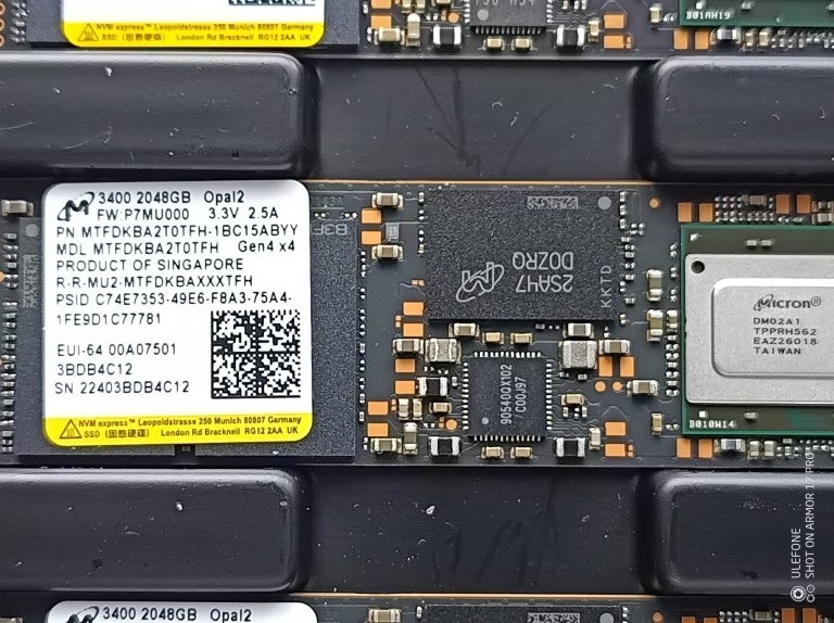 Micron 2500 / 3400 1TB a 2TB NVMe (7 100 MB/s) - Levice | Bazoš.sk