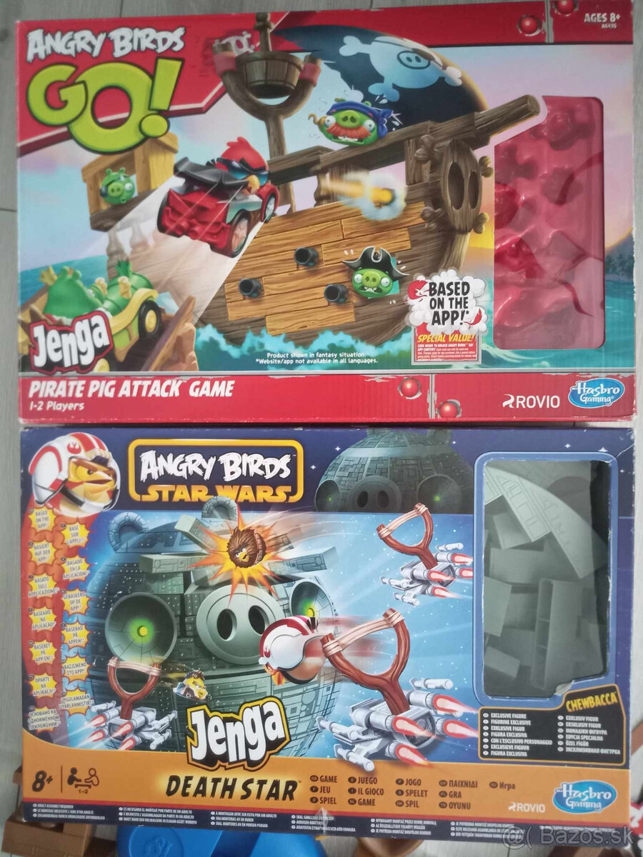 Angry Birds - Star Wars Jenga Death Star + Pirate pig GO - Bratislava ...