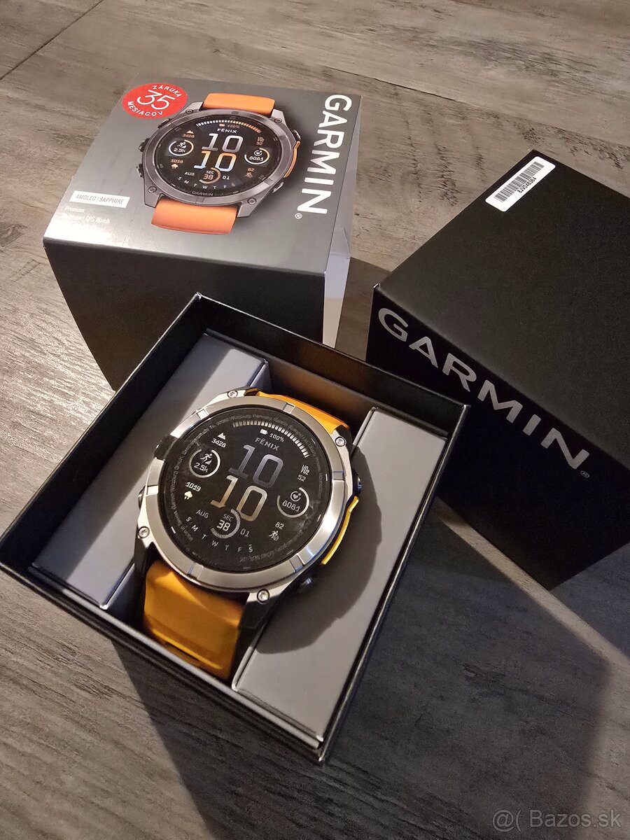 Garmin Fenix 8 , 51mm AMOLED TITANIUM SAPPHIRE - Trenčín | Bazoš.sk