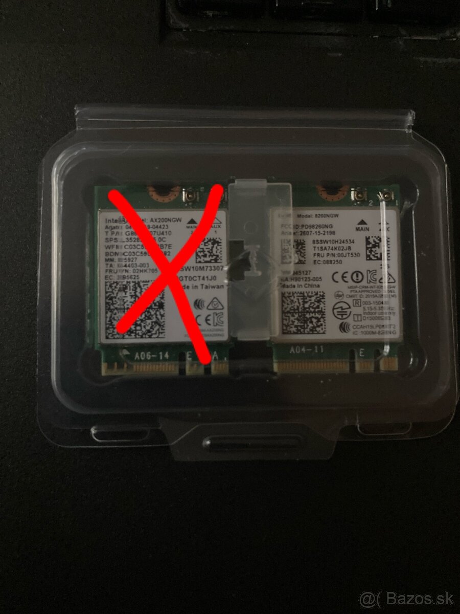 Predám wifi modul Intel 8260NGW. - Prievidza | Bazoš.sk