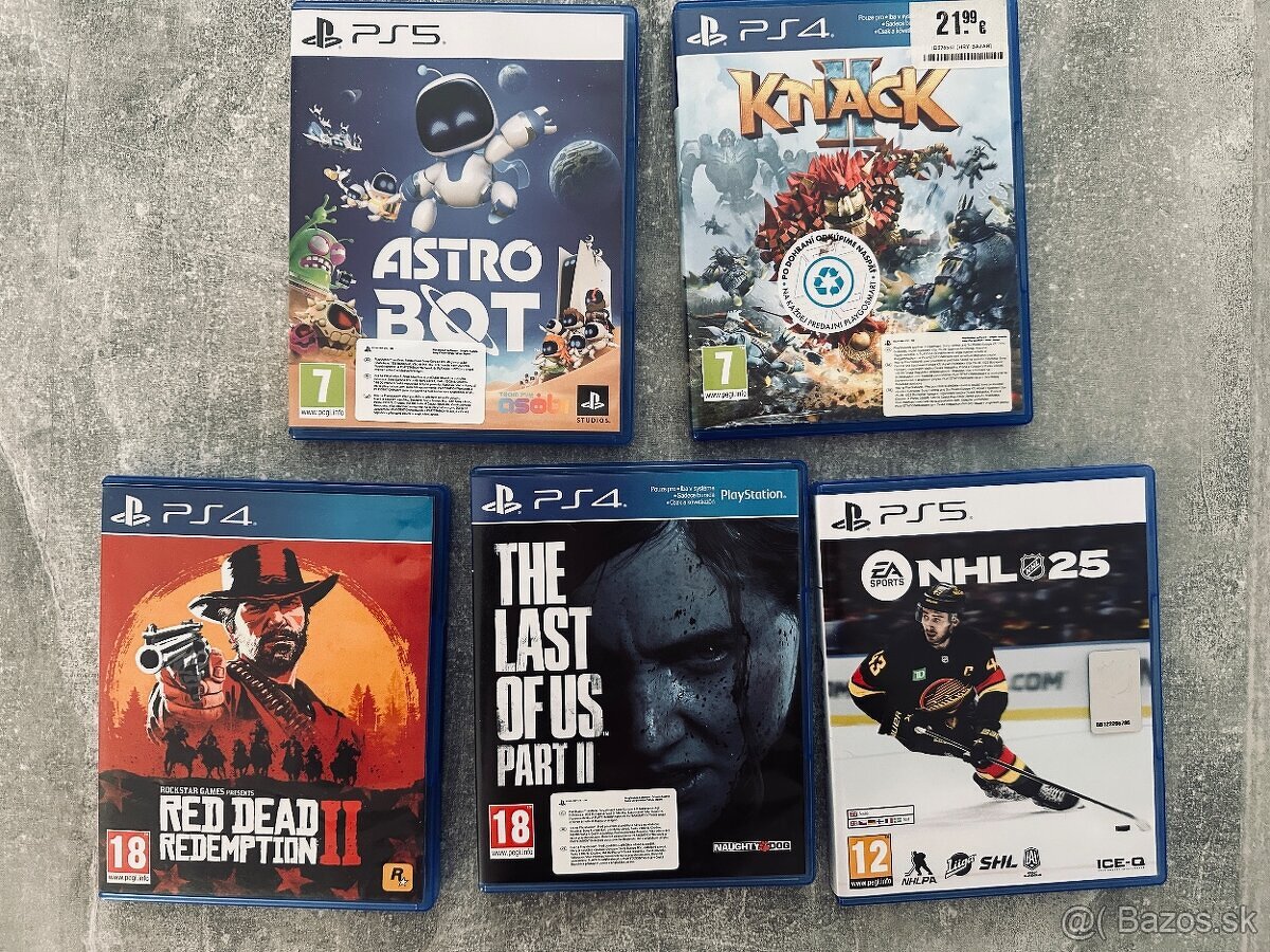 Hry na PS4 a PS5 - Banská Bystrica | Bazoš.sk