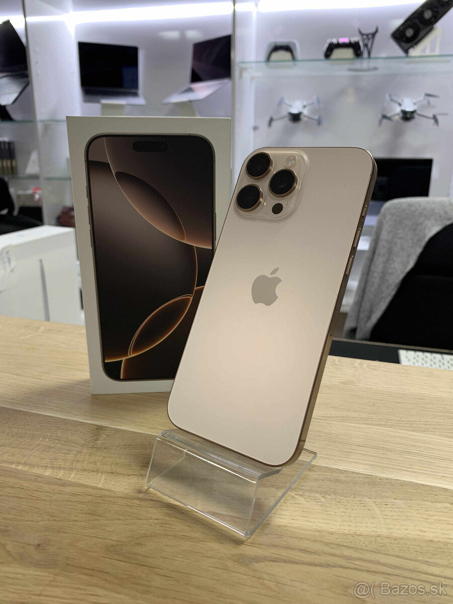 iPhone 16 Pro Max 256GB Púštny titan - AKO NOVY - Košice | Bazoš.sk