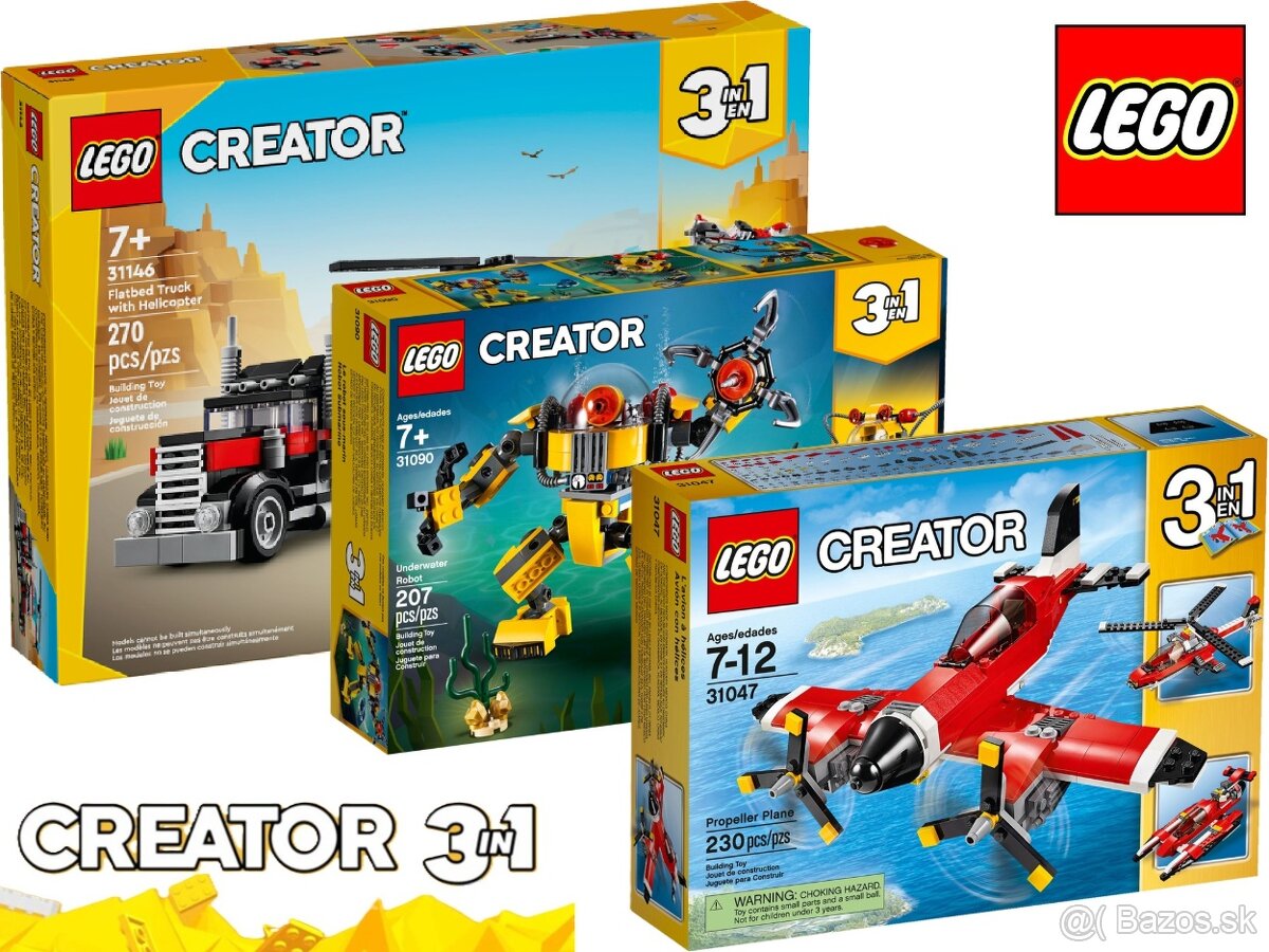 LEGO CREATOR 3 v 1 - Bratislava | Bazoš.sk