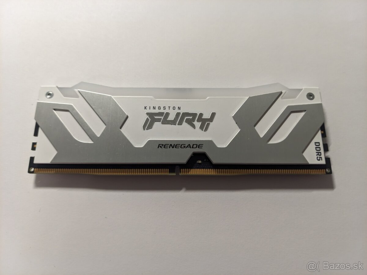 Kingston FURY Renegade White RGB DDR5 16GB 6800MHz CL34 - Košice | Bazoš.sk