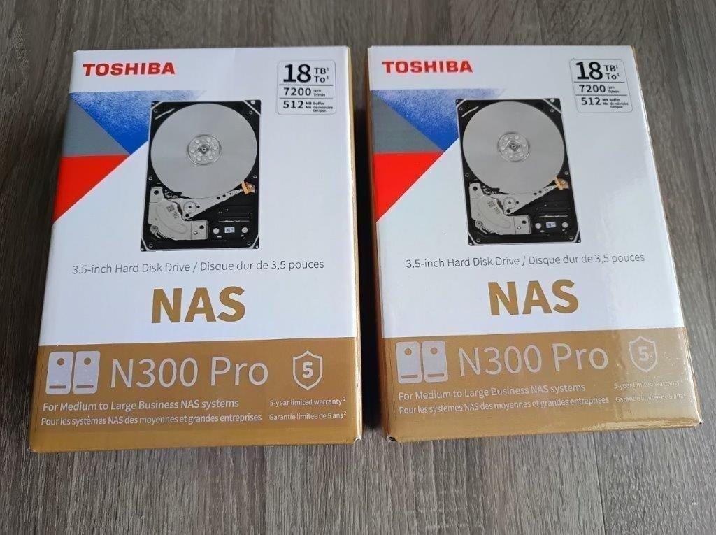 Toshiba N300 Pro a MG06 , MG08 - NAS 8 / 18TB CMR - Levice | Bazoš.sk