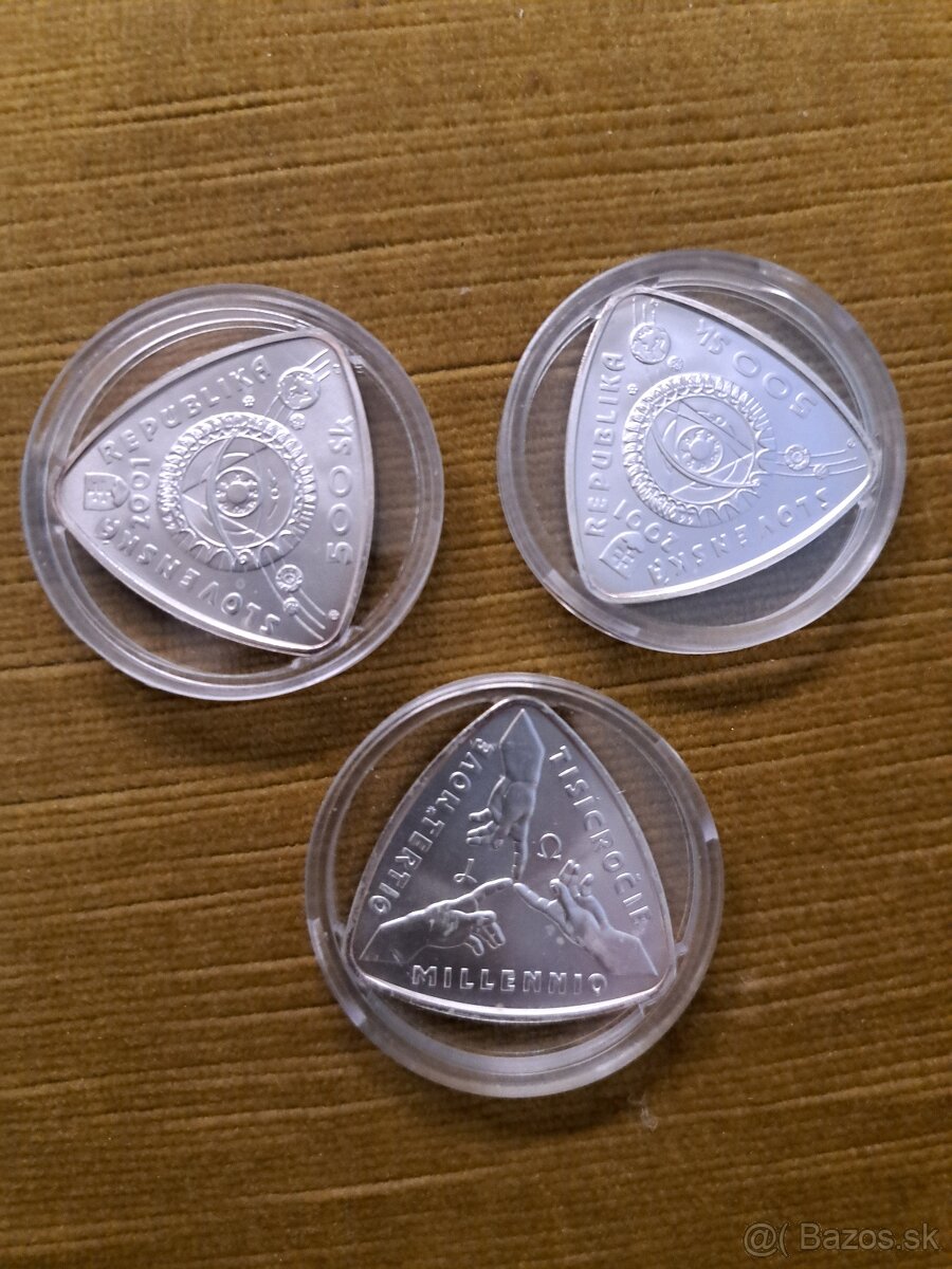 Predam mince 500 korun Millennium - Rimavská Sobota | Bazoš.sk