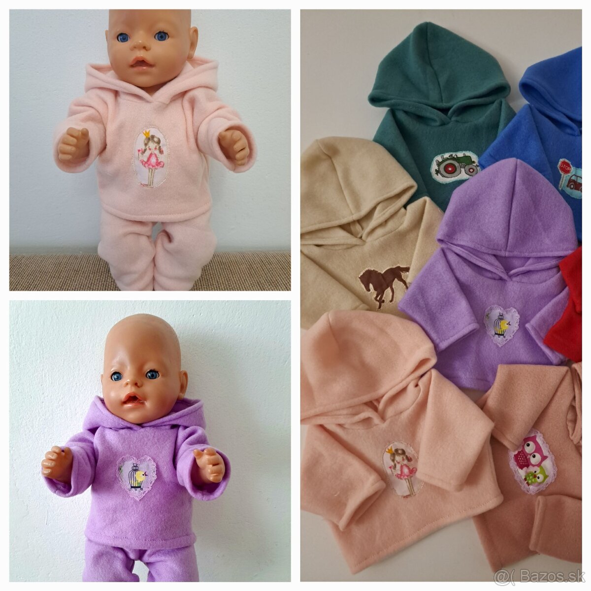 Mikiny pre 43 cm baby born bábiky - Bratislava | Bazoš.sk