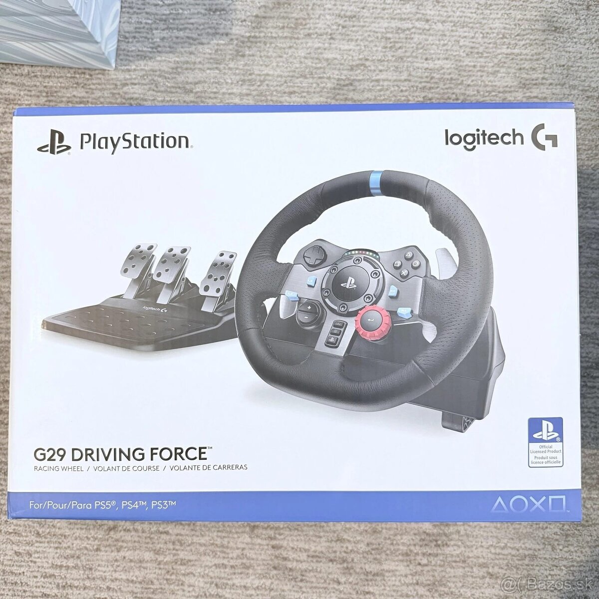 Nový volant - s pedály Logitech G29 Driving Force - Česká republika ...