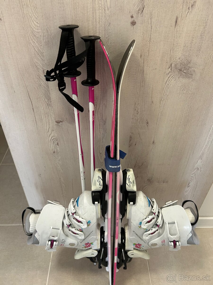 Dievcensky set = lyze + lyziarky 32 + palice - Trnava | Bazoš.sk