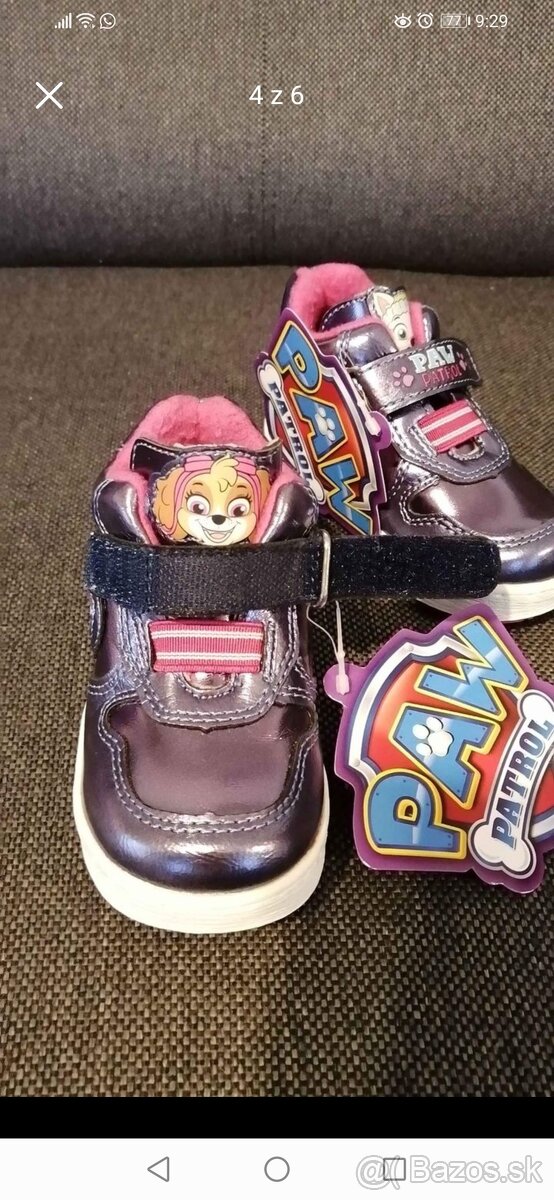 Tenisky Paw Patrol nové v. 20 - Pezinok | Bazoš.sk