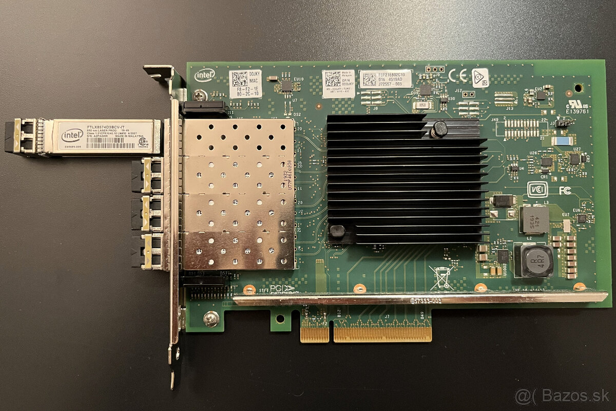 Intel X710 X710DA4FH Dell DDJKY Quad Port SFP+ 10GbE - Bratislava ...