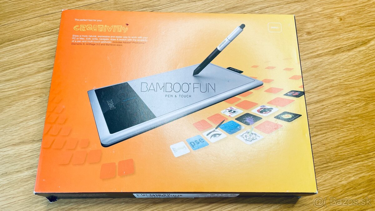 Graficky tablet Wacoom Bamboo FUN Pen & Touch Small - Bratislava | Bazoš.sk