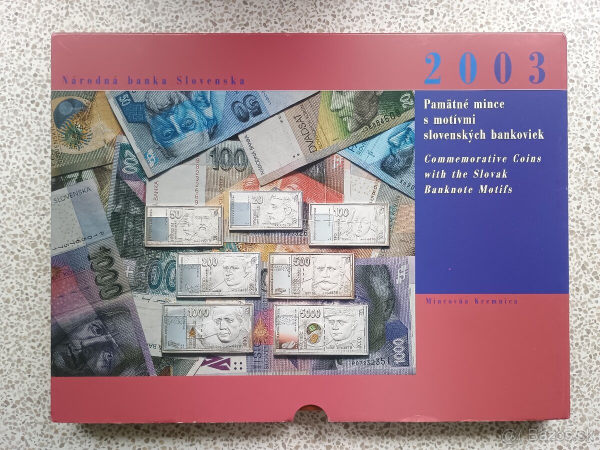 Sada/kazeta mincí NBS 2003 - Piešťany | Bazoš.sk