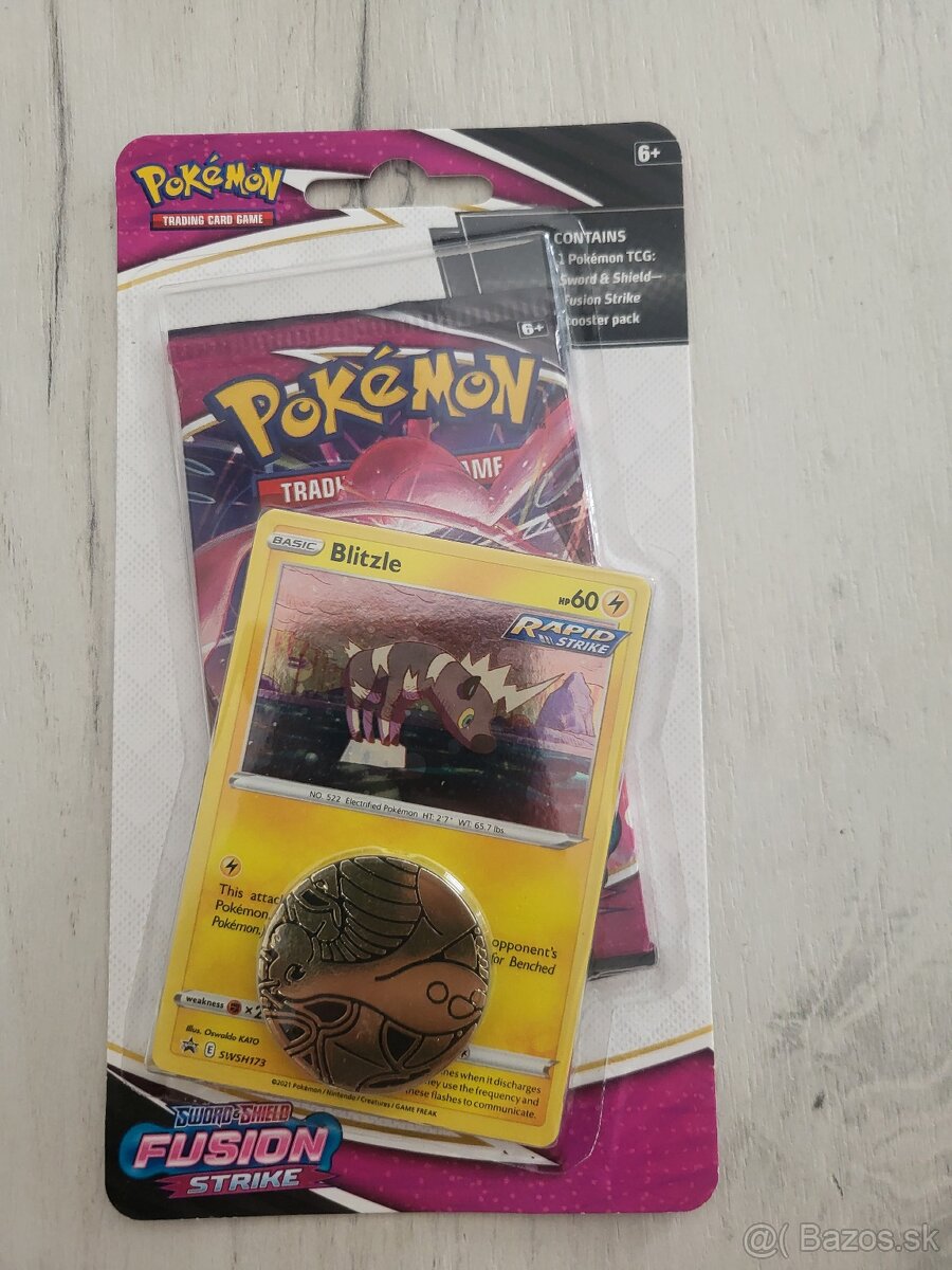 Pokémon -Fusion strike booster pack - Nové Zámky | Bazoš.sk