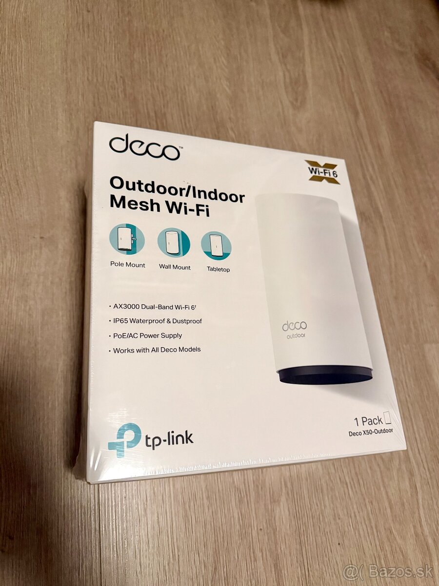 TP-Link Deco X50-Outdoor – nové, neotvorené (1 ks) - Topoľčany | Bazoš.sk