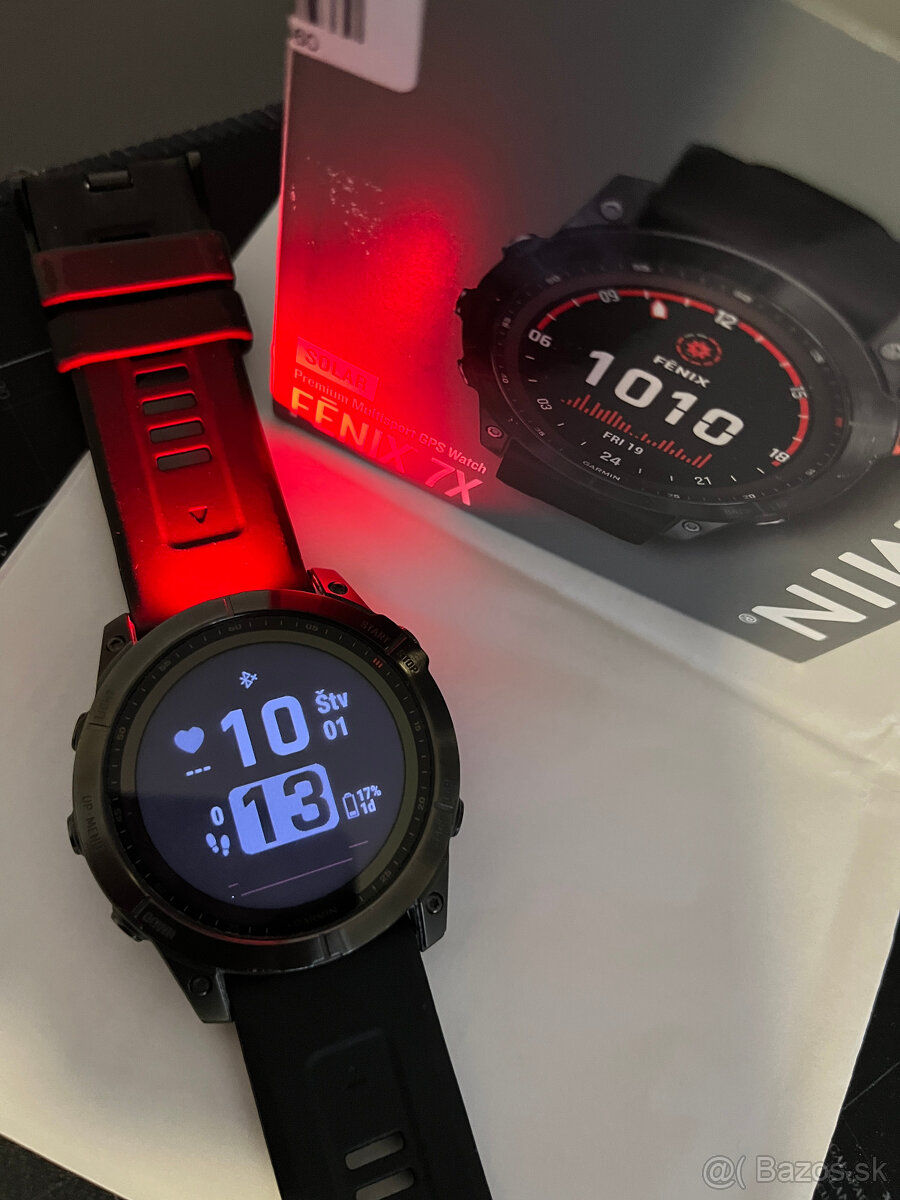 Garmin Fénix 7X solar + záruka + náhradné remienky - Žilina | Bazoš.sk