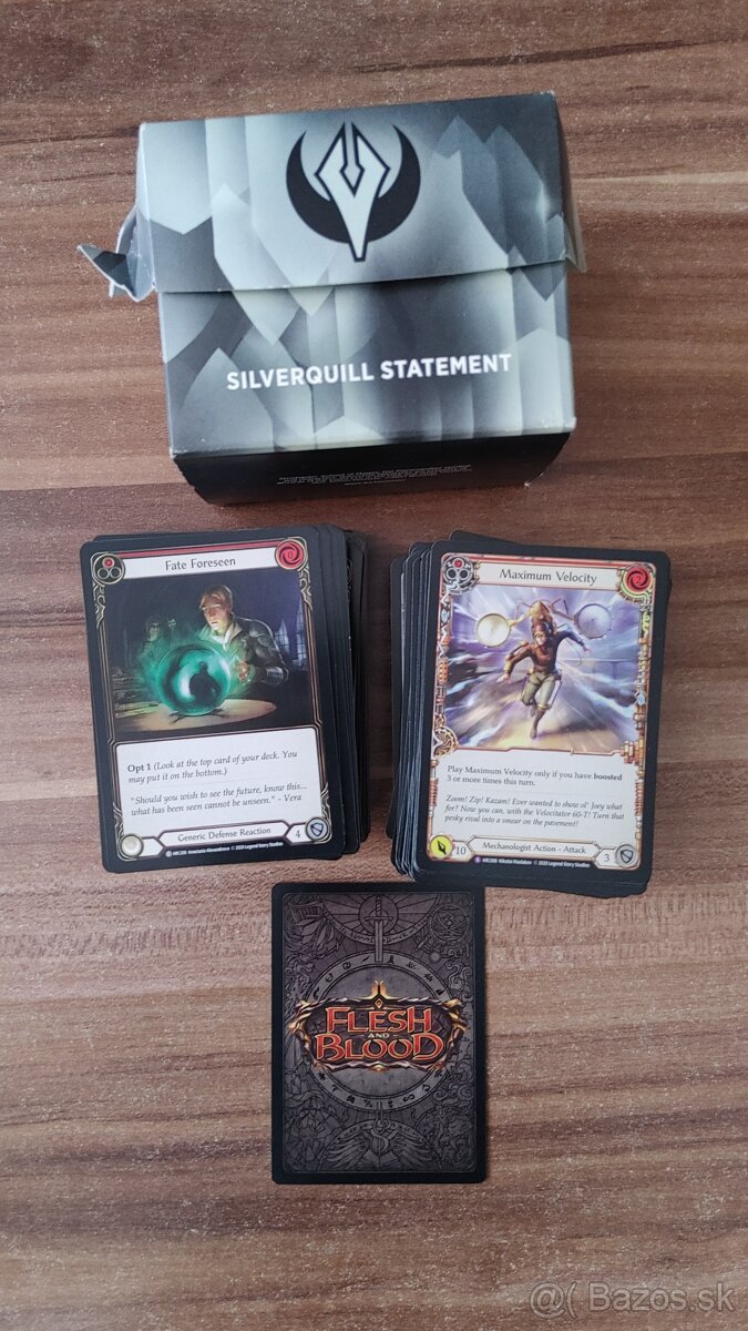 Predám zberateľské karty Flesh and Blood - Prievidza | Bazoš.sk