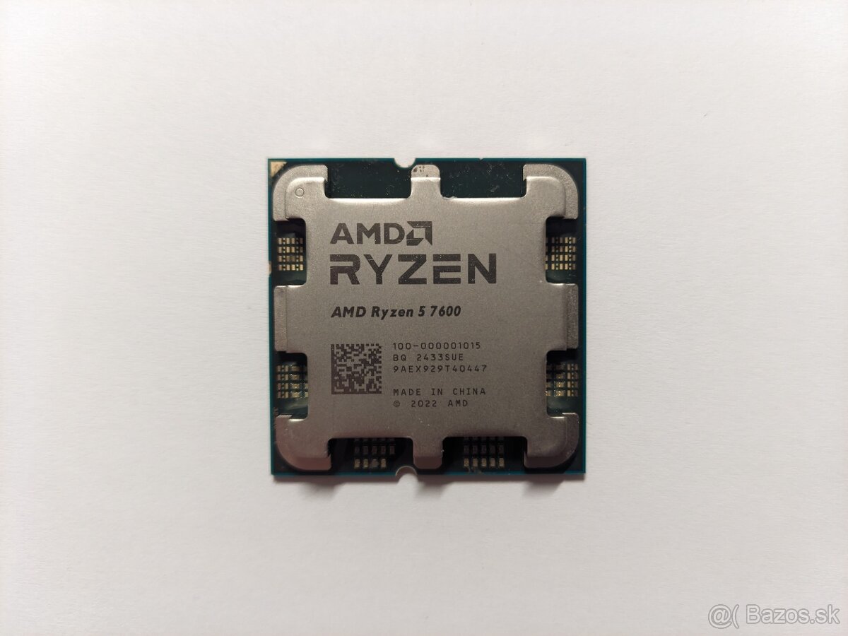 AMD Ryzen 5 7600, 3.80 GHz, 32 MB Cache, socket AM5 - Bratislava | Bazoš.sk