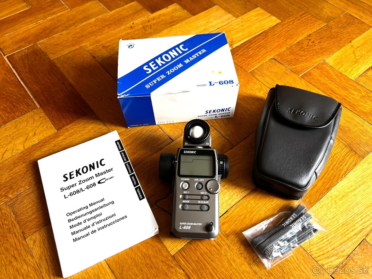 Sekonic L-608 SUPER ZOOM MASTER Light Meter - Bratislava | Bazoš.sk