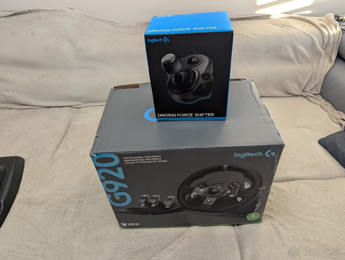 Logitech g920 + shifter - Bánovce nad Bebravou | Bazoš.sk