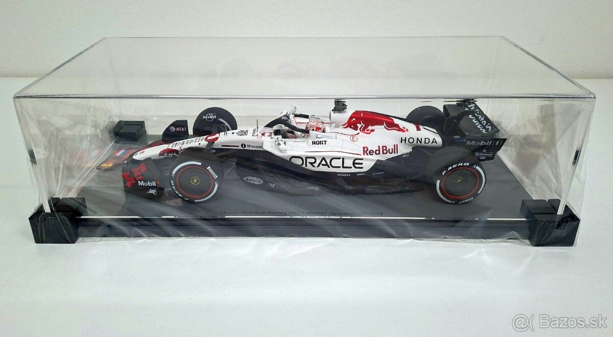 1:18 Spark Red Bull RB21 Verstappen víťaz Japan GP F1 2025 - Levice ...