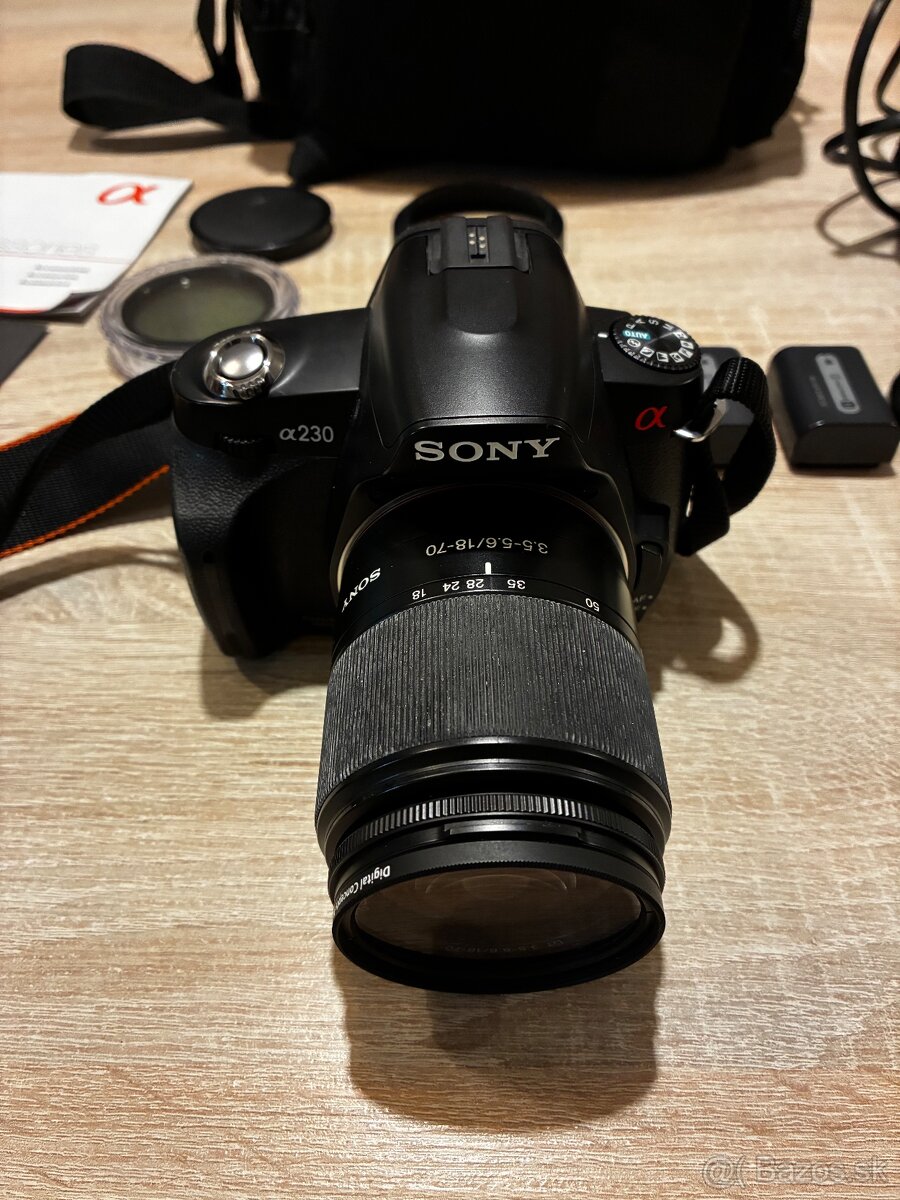 Digitálny zrkadlový fotoaparát Sony Alpha A230 - Piešťany | Bazoš.sk