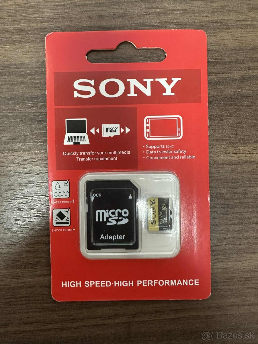 SONY SD Memory Card 128GB High Speed Micro SD 1TB - Bardejov | Bazoš.sk