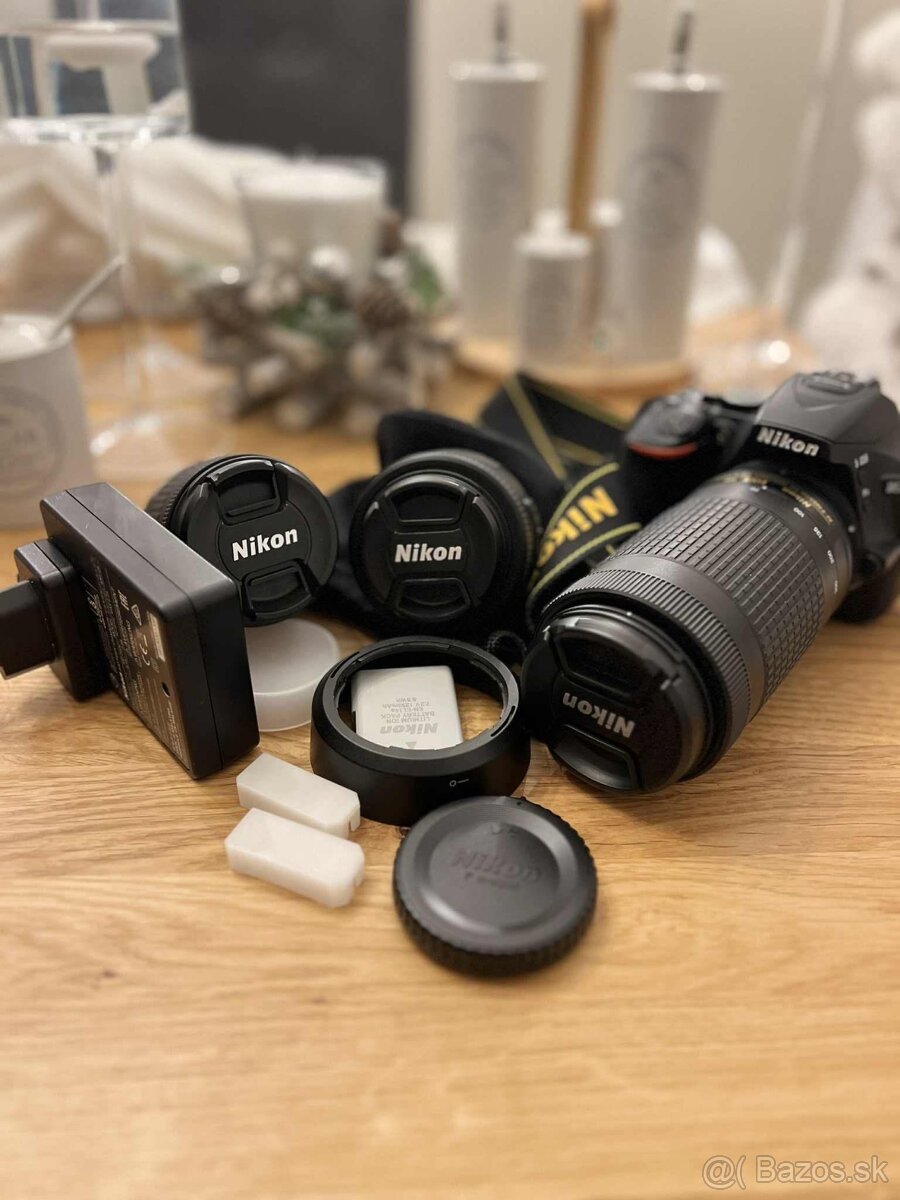 Nikon D5600 + 3 objektívy - Dunajská Streda | Bazoš.sk
