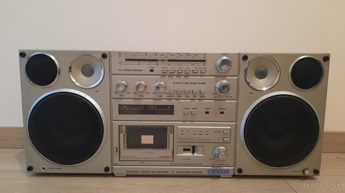Rádiomagnetofón Condor - Žilina | Bazoš.sk