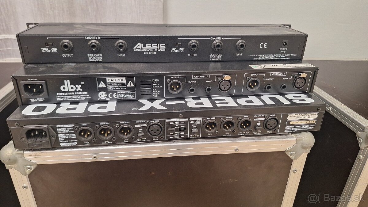 Predam equalizer dbx 216 a Procesor/limiter alessis 3630 - Stará ...