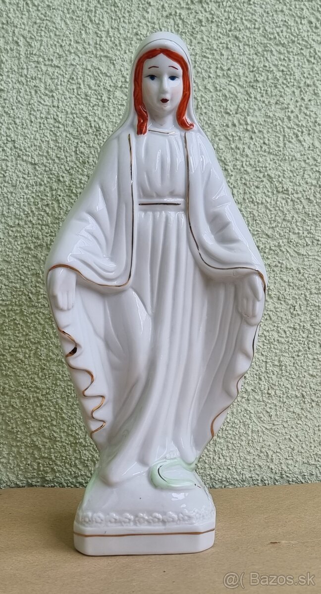 Starožitná porcelánová soška - Panna Mária - Rožňava | Bazoš.sk