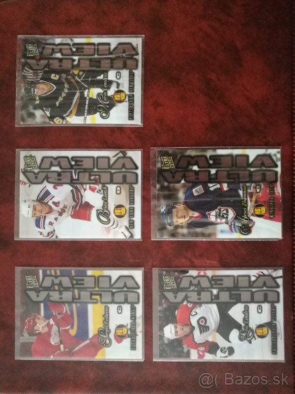 Predam HOKEJOVÉ KARTIČKY ULTRA 1995-96 ULTRA VIEW HOT PACKS - Humenné ...