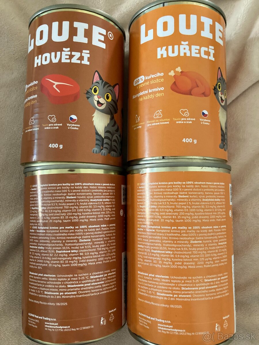 Kvalitný obsah 100 podiel masa konzervy pre mačky na predaj - Nitra ...