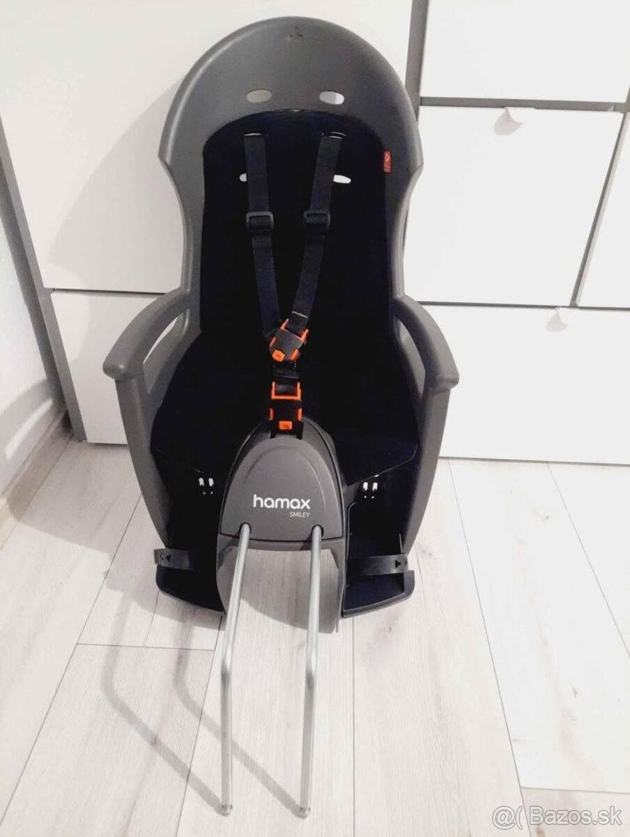 Hamax Smiley - detská sedačka na bicykel zadná - Gelnica | Bazoš.sk