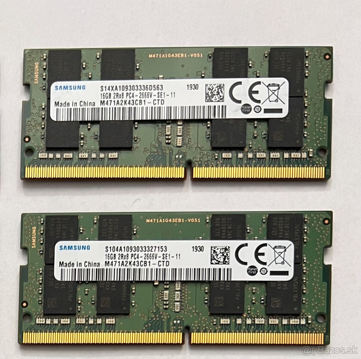 Samsung DDR4 32 GB 2666 MHz - Liptovský Mikuláš | Bazoš.sk
