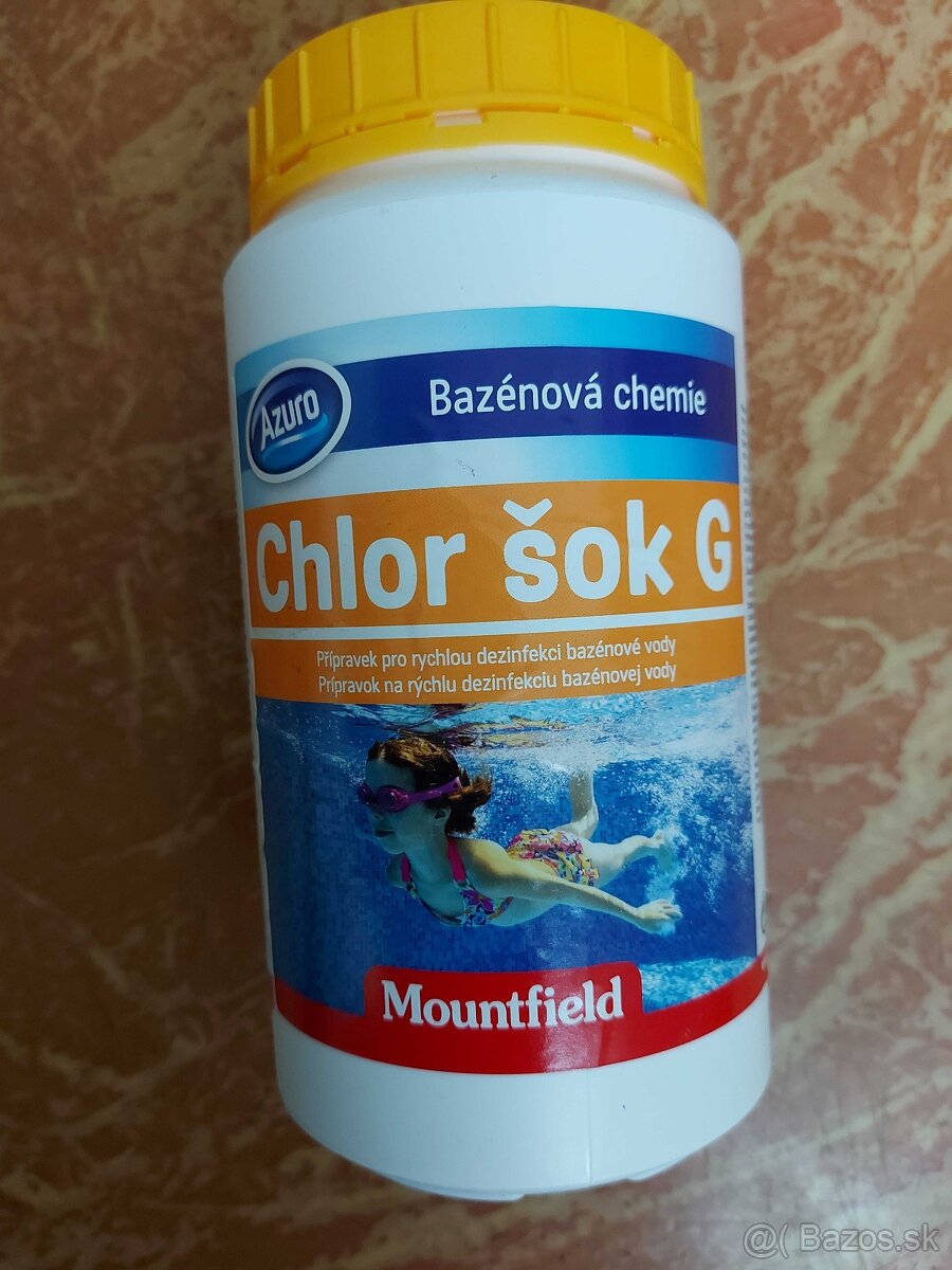 Chlór šok 1kg- originál zabalený. - Nitra | Bazoš.sk