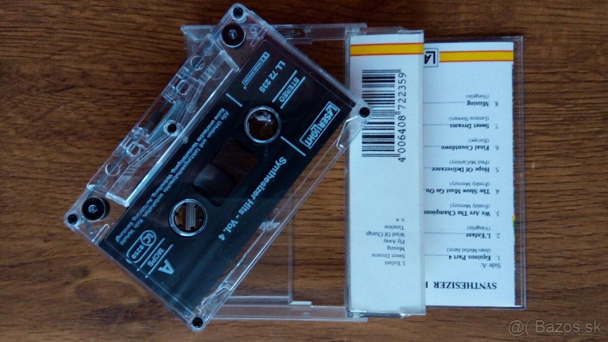 Predám audio kazetu Synthesizer Hits vol. 4. - Levice | Bazoš.sk