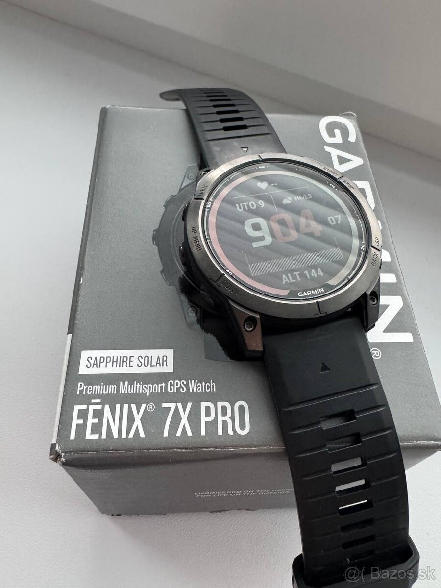 Garmin fenix 7xPRO Sapphire Solar Titán Nové 2r záruka - Trnava | Bazoš.sk