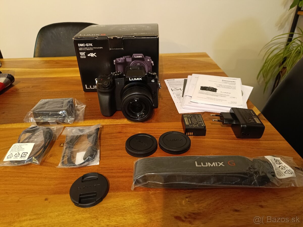 Panasonic Lumix DMC G7 + Lumix 25 mm F/1,7 V Záruke - Trenčín | Bazoš.sk