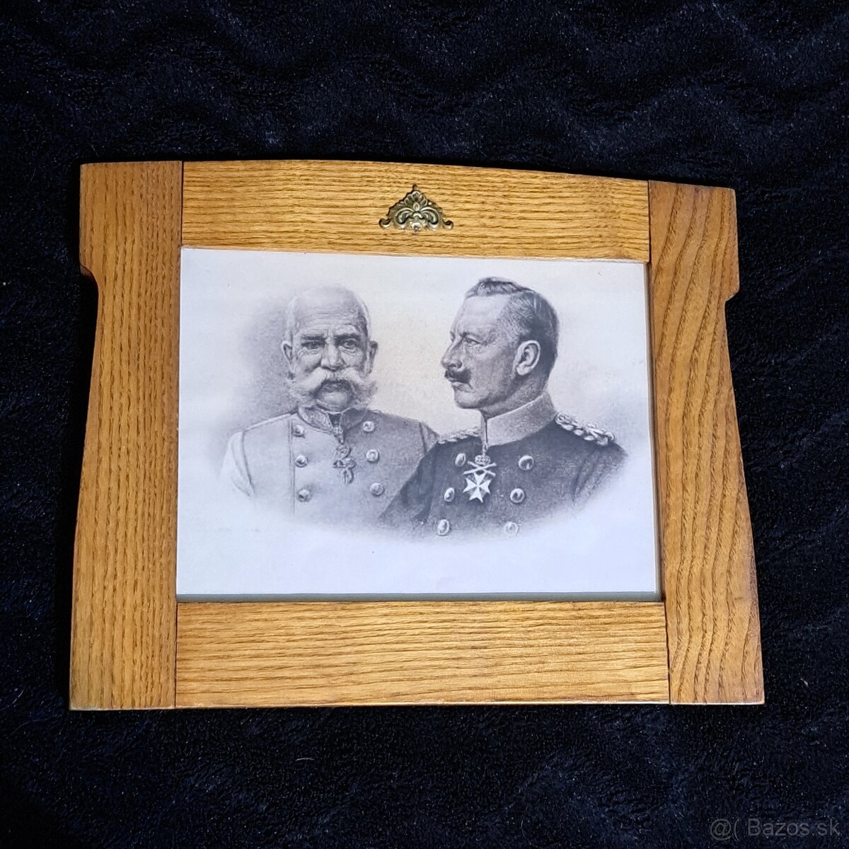 Dobový obraz Franc Joseph I.-Wilhelm II. - Nové Mesto n.Váhom | Bazoš.sk
