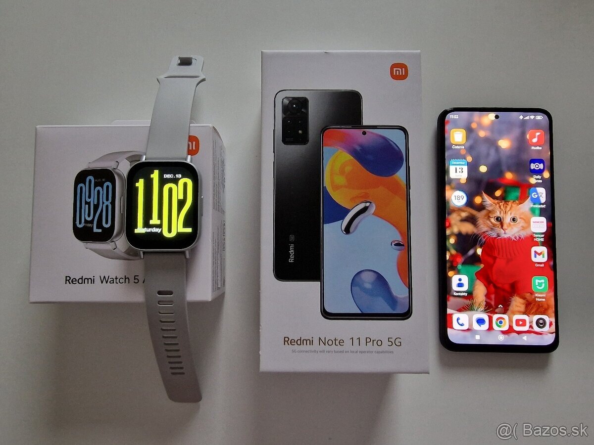 Xiaomi Redmi Note 11 Pro 5G/ROM 128/ RAM 6+6 GB/+ Watch 5. - Prešov ...