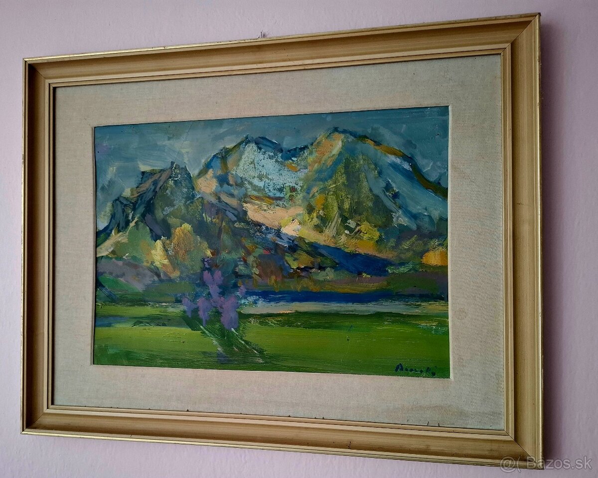 Olejomaľby A.A.Marton, V. Borecky - Košice | Bazoš.sk