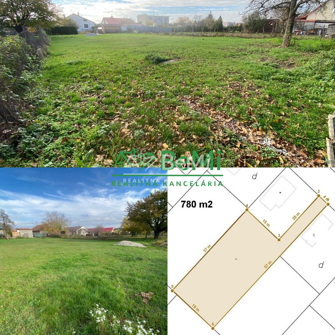 Pozemok 780 m2 Cabaj - Čápor (časť Cabaj) ID 351-14-MIG - Nitra | Bazoš.sk