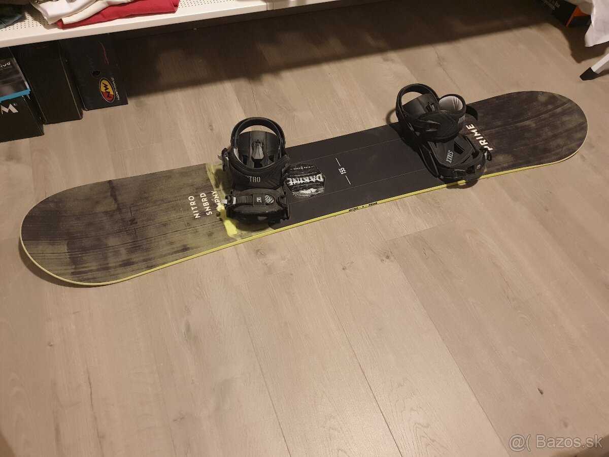 Snowboard Nitro Prime toxic + vyazanie - Ilava | Bazoš.sk
